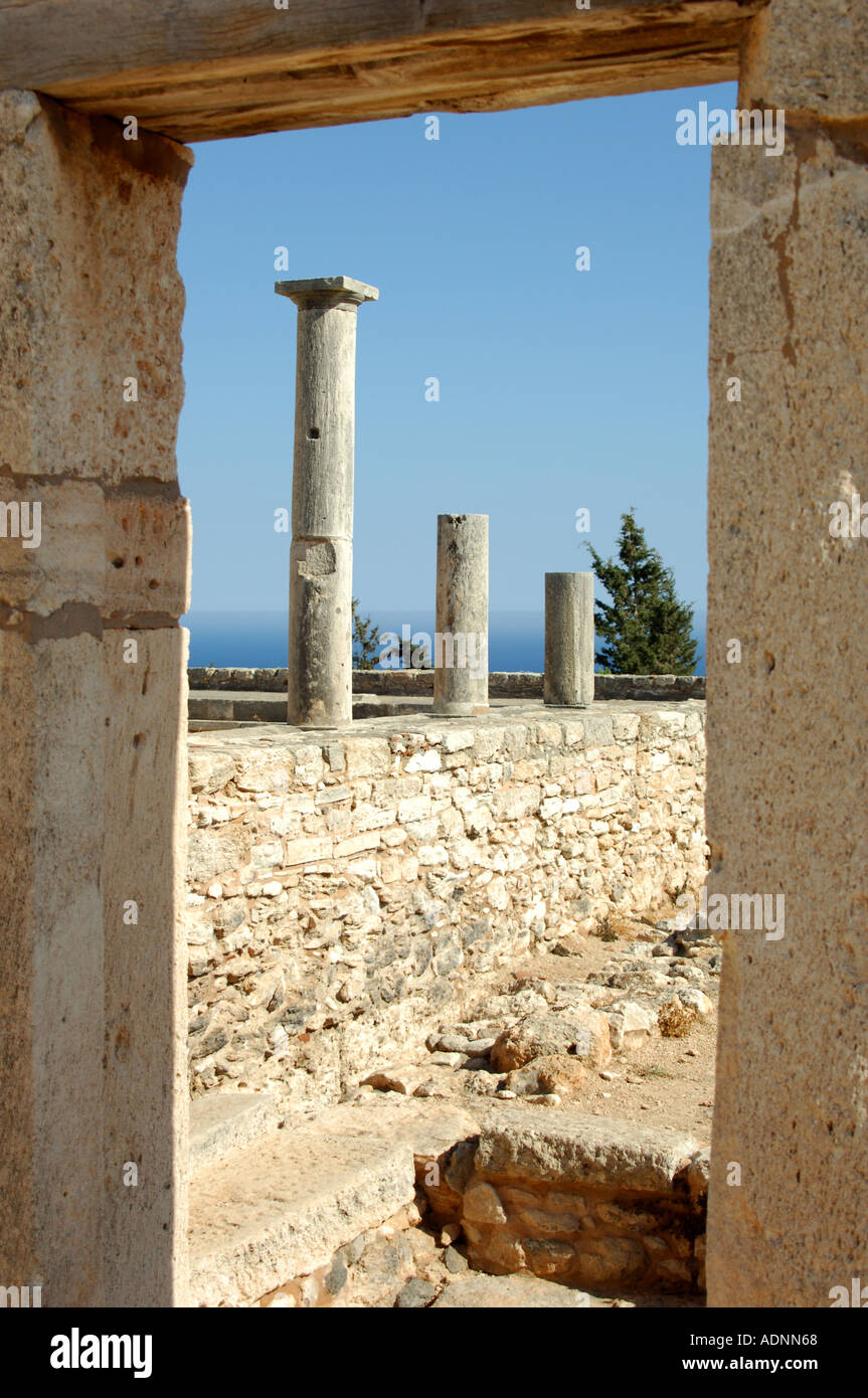 Ruins at Temple of Apollo Cyprus Stock Photo - Alamy