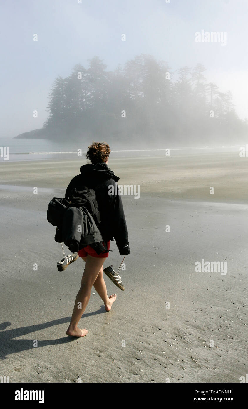 Woman pacific rim national park canada hi-res stock photography and ...