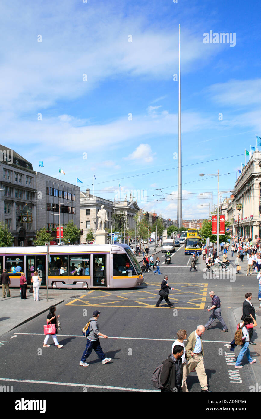 O'conell street dublin hi-res stock photography and images - Alamy