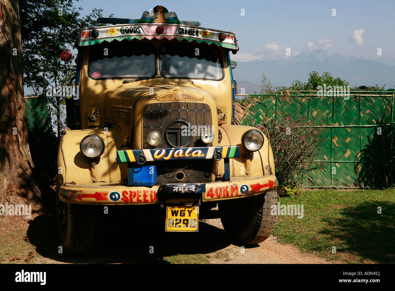 Typical Indian lorry in Kalimpong, West Bengal, India Stock Photo - Alamy