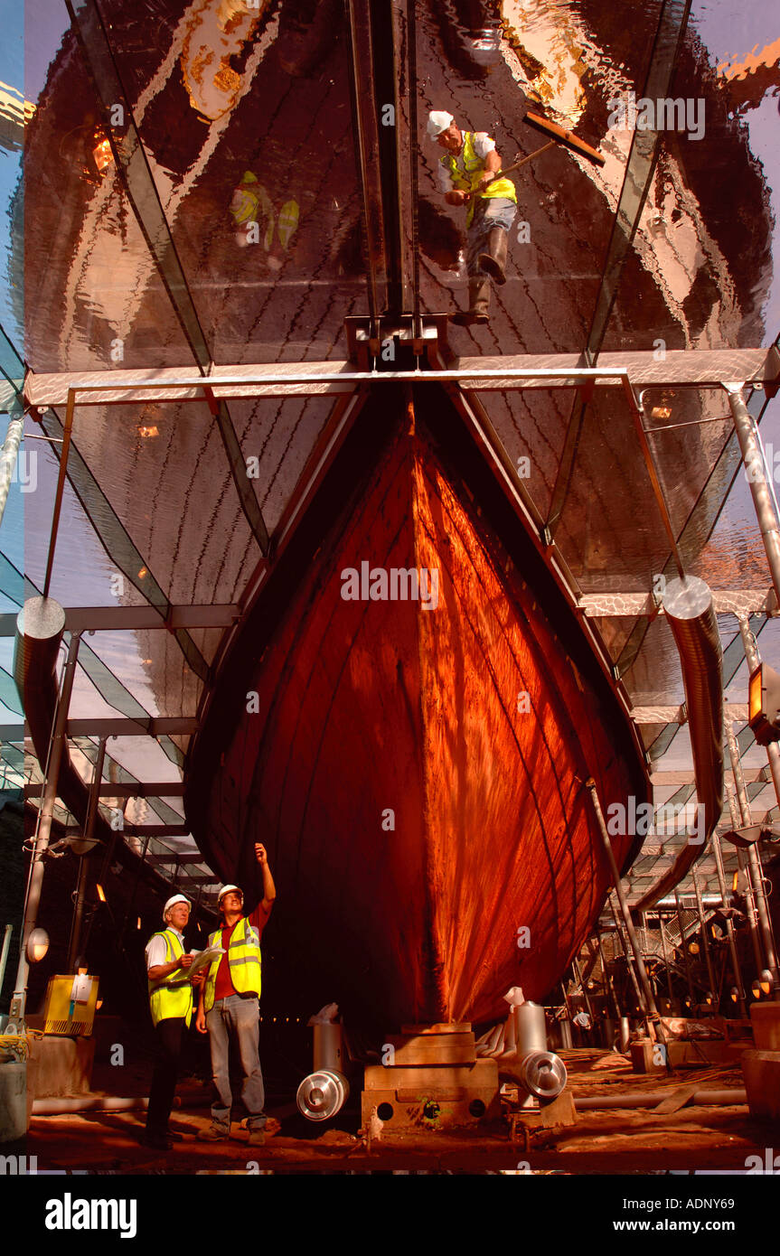 THE SS GREAT BRITAIN IN DRY DOCK BRISTOL UK WHERE SHE IS UNDERGOING ...