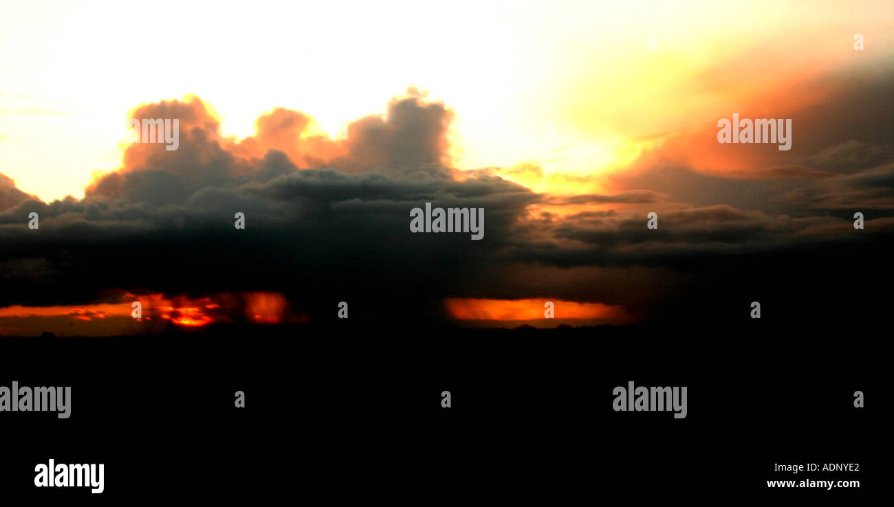 Dramatic fierce sky and cloud at sunset Stock Photo - Alamy