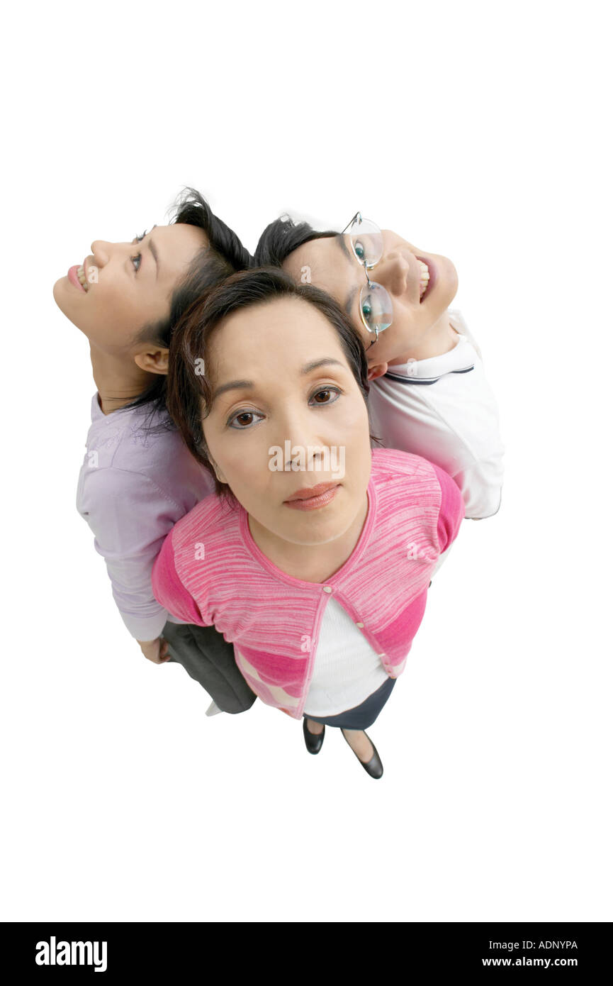 Three women faces serious hi-res stock photography and images - Alamy