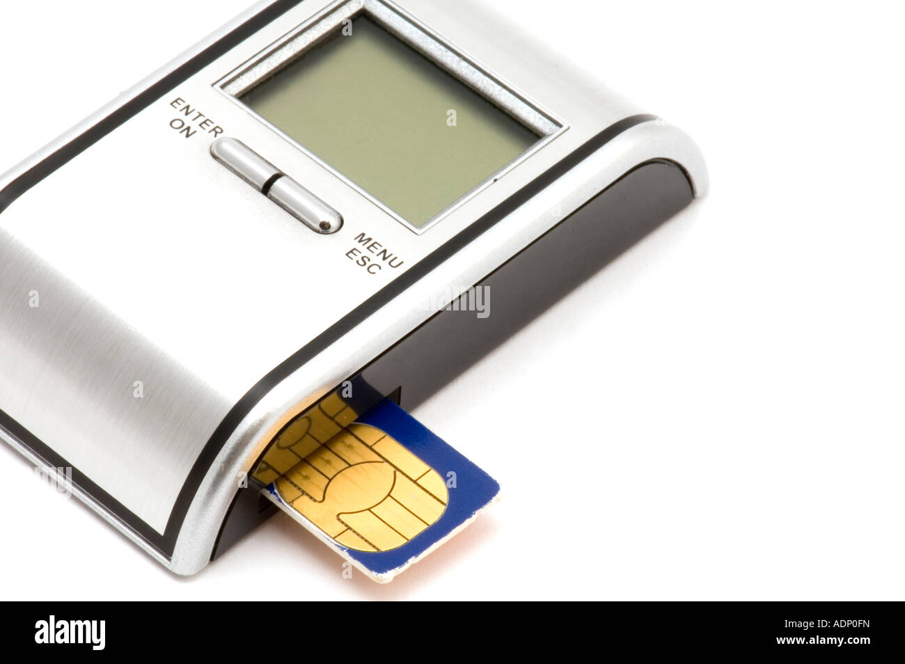 series object on white SIM card for mobile phone Stock Photo - Alamy