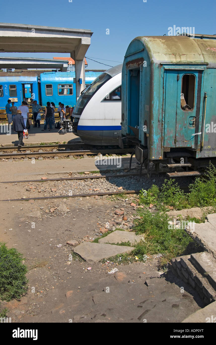 Train station transylvania romania hi-res stock photography and images ...