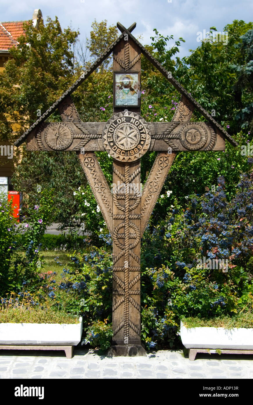 Brasov, Transylvania, Romania. Memorial to the Victims of the 1989 ...