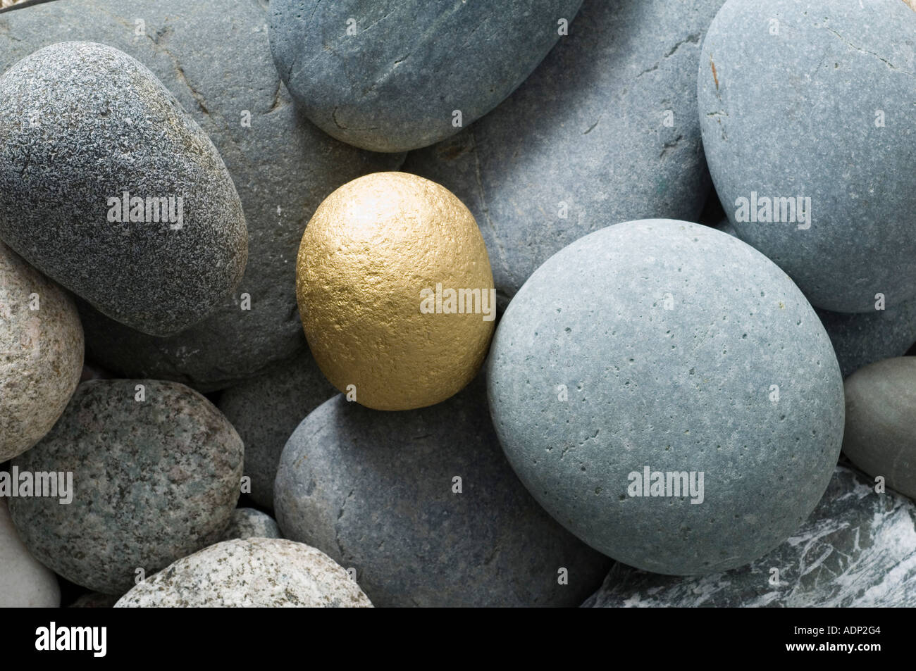 golden stone and grey gravel Stock Photo - Alamy