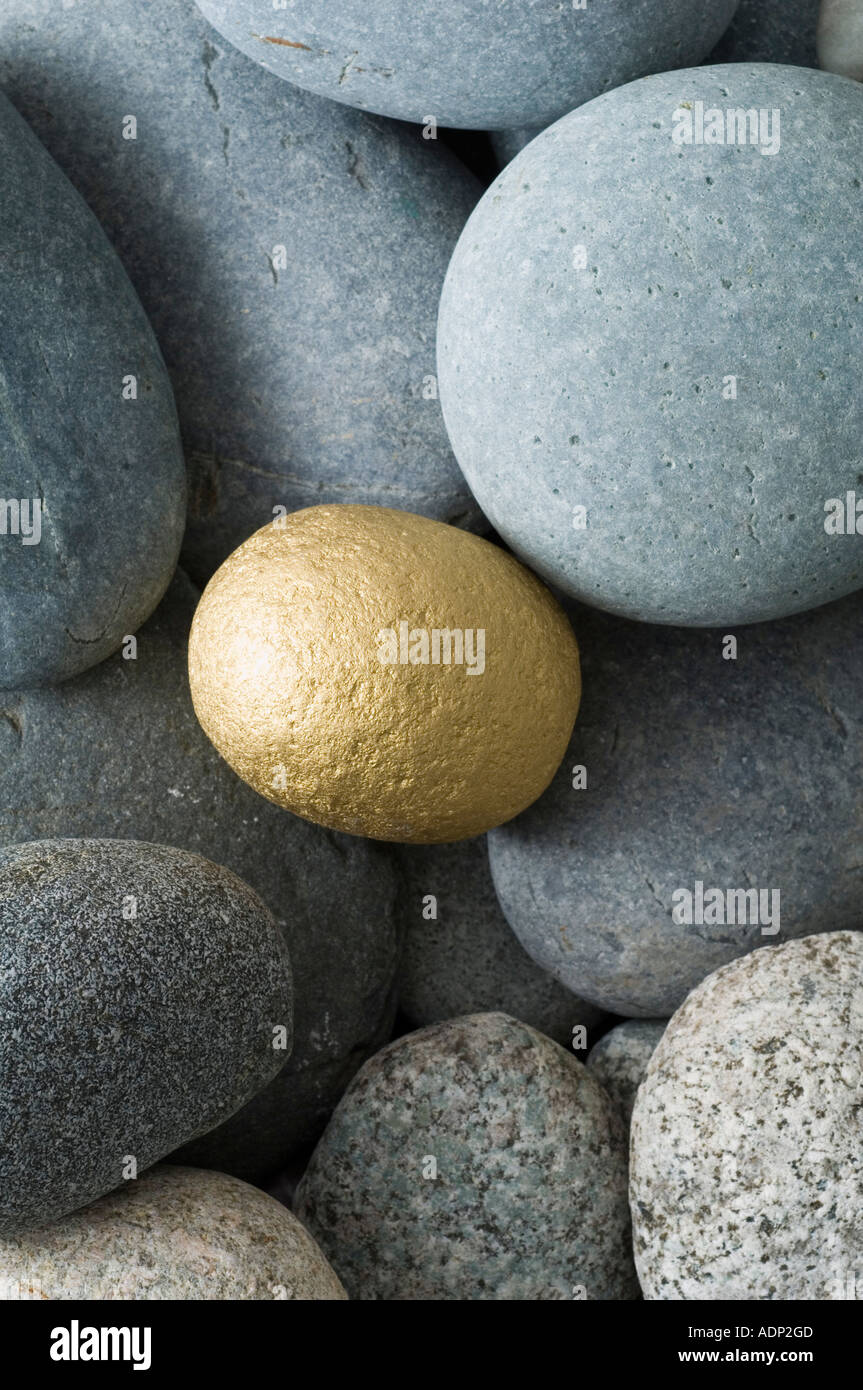 golden stone and grey gravel Stock Photo - Alamy