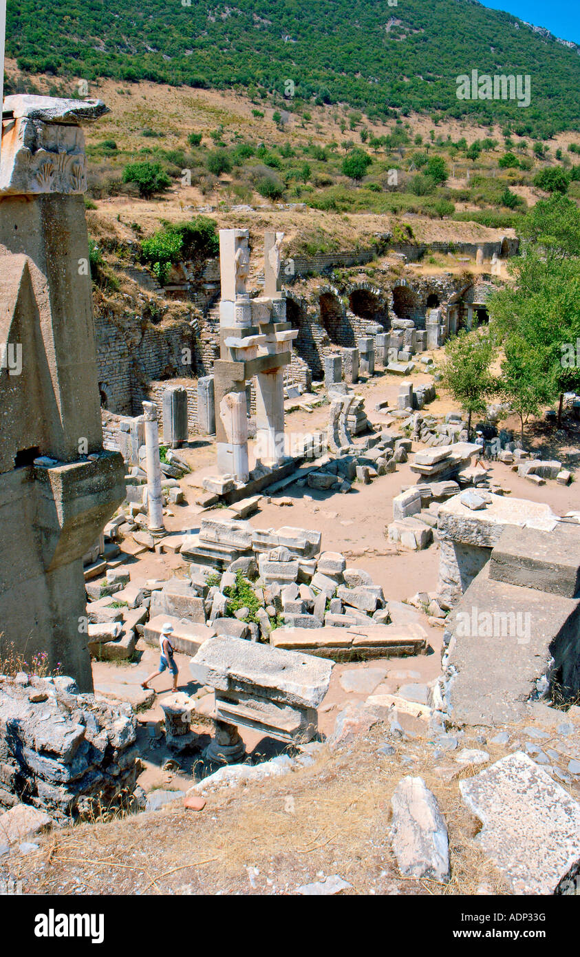 Temple of Domitian, Ephesus in Turkey Stock Photo - Alamy