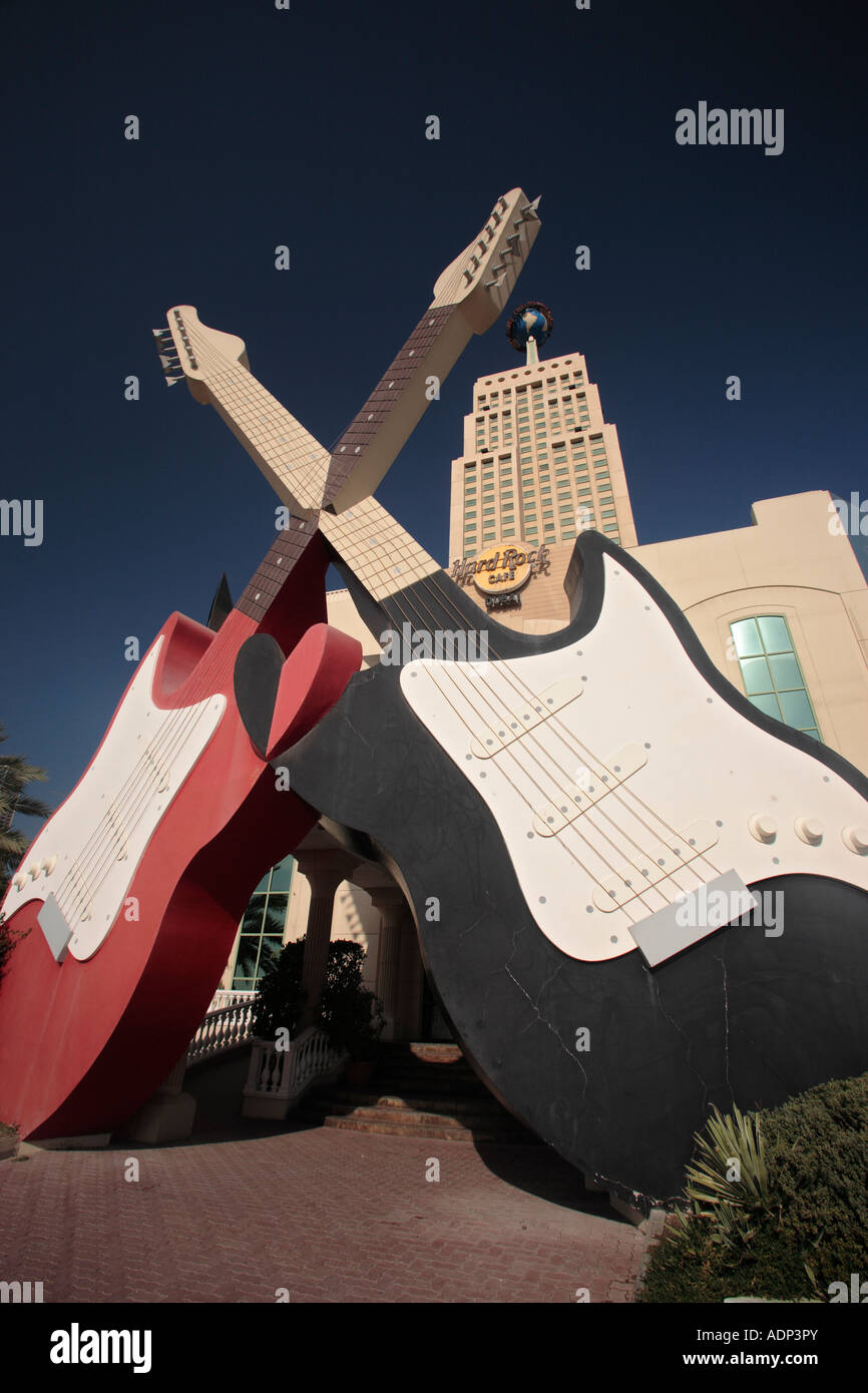 Hard Rock Cafe Dubai United Arab Emirates UAE Stock Photo - Alamy