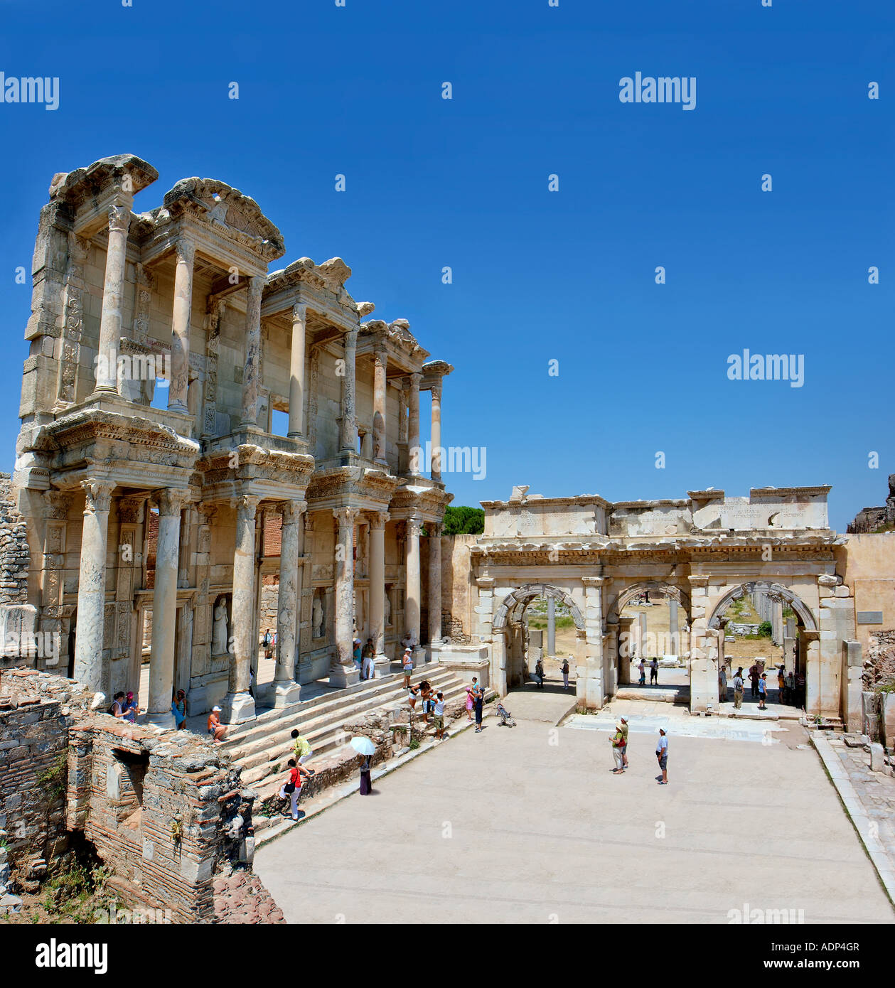 Library in Ephesus in Turkey Stock Photo - Alamy