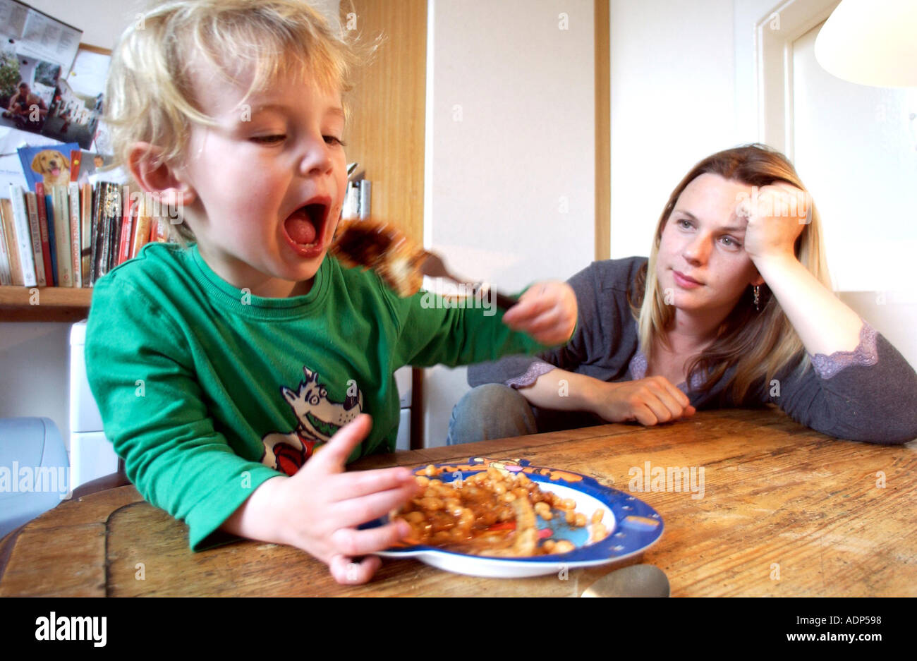 Table manners mess hi-res stock photography and images - Alamy