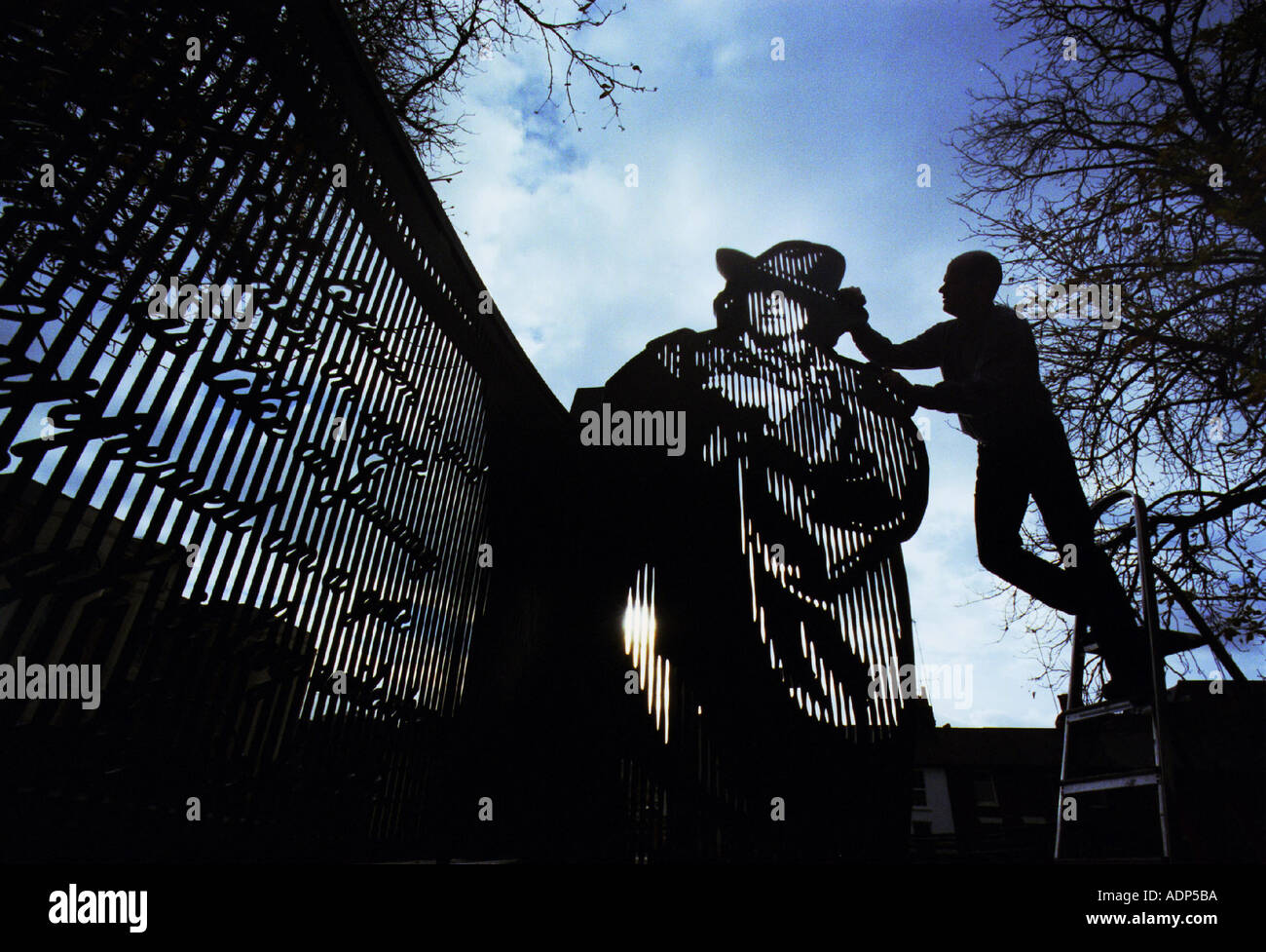 Oscar wilde gates beside jail hi-res stock photography and images - Alamy