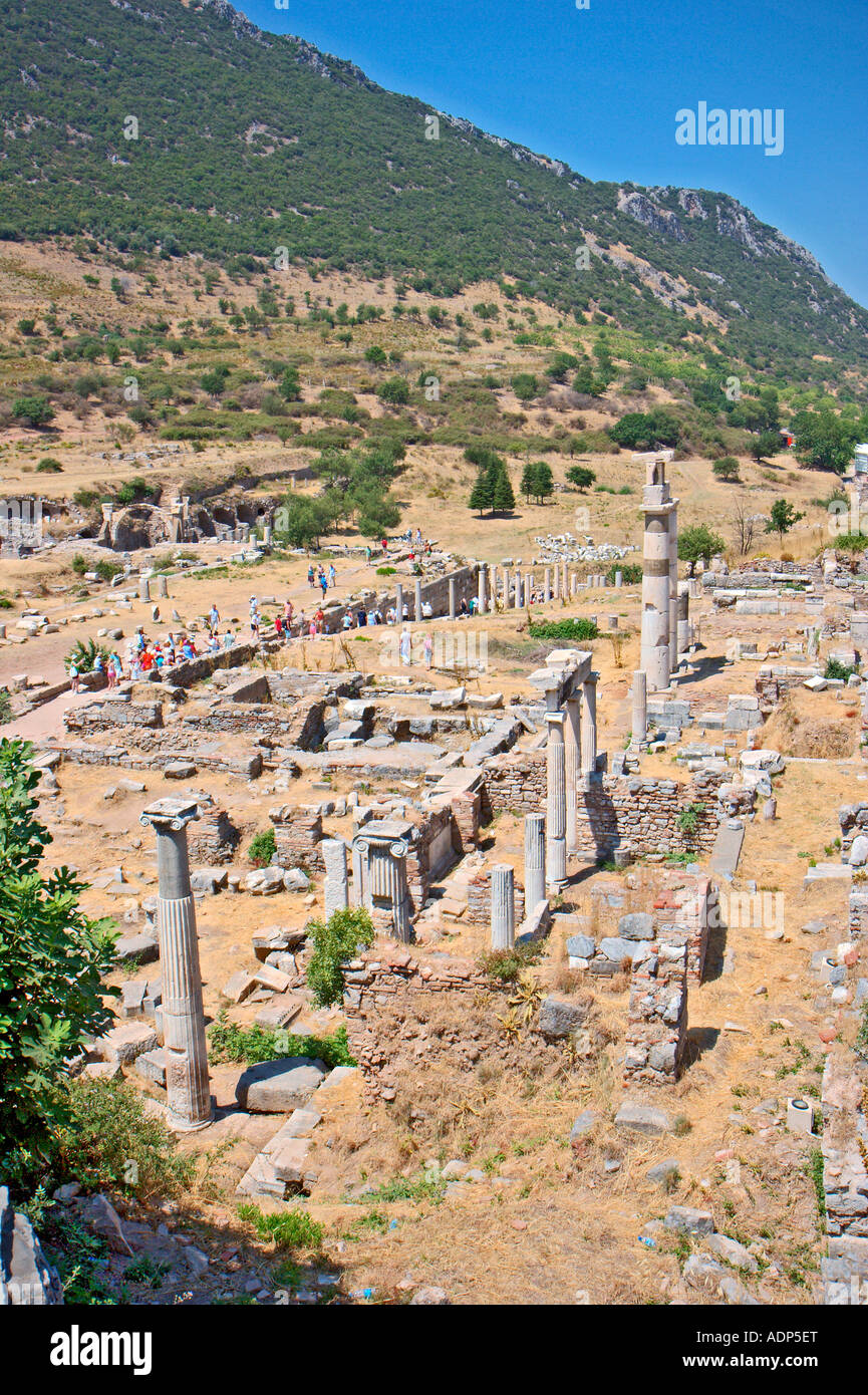 Ruins of the Ancient City of Ephesus, Turkey Stock Photo - Alamy