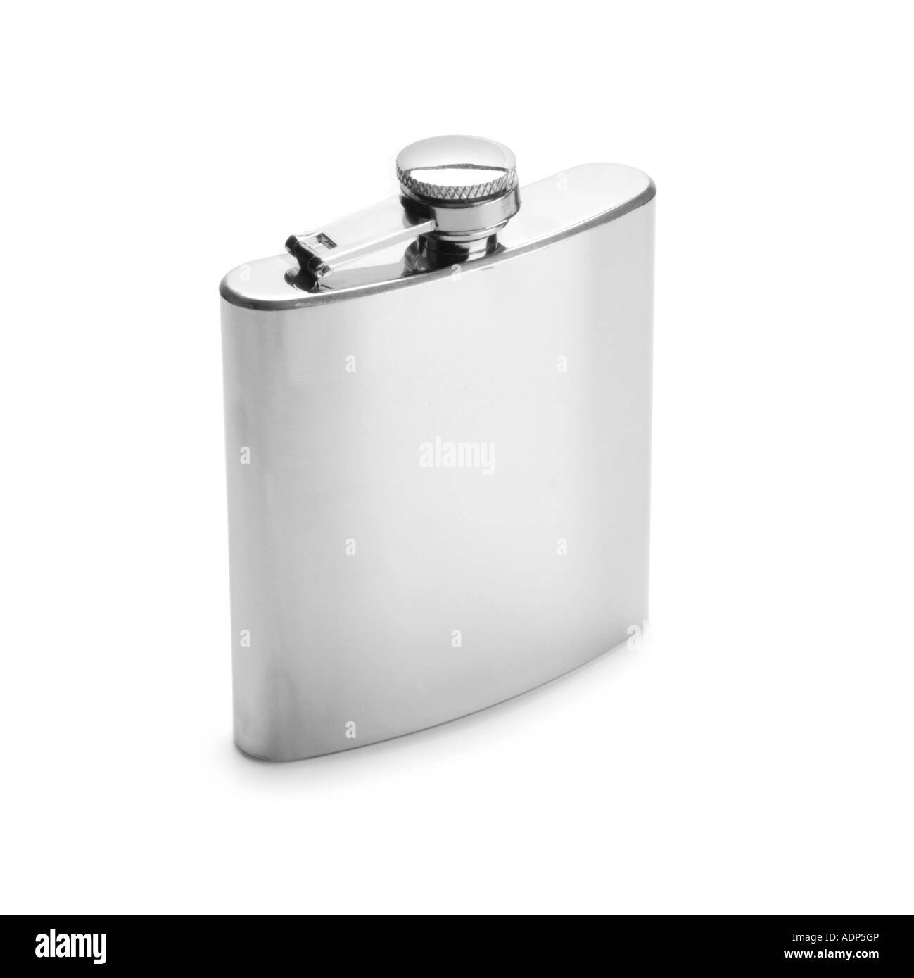 Metal hip flask Stock Photo - Alamy