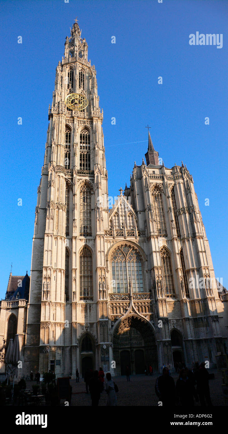 Belgium Antwerp flemish gothic cathedral Our Lady Stock Photo - Alamy