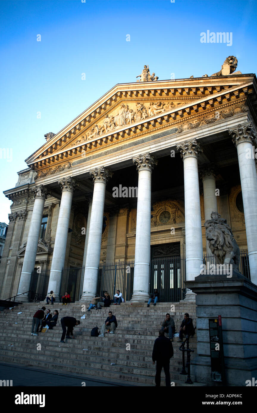 Old brussels stock exchange hi-res stock photography and images - Alamy