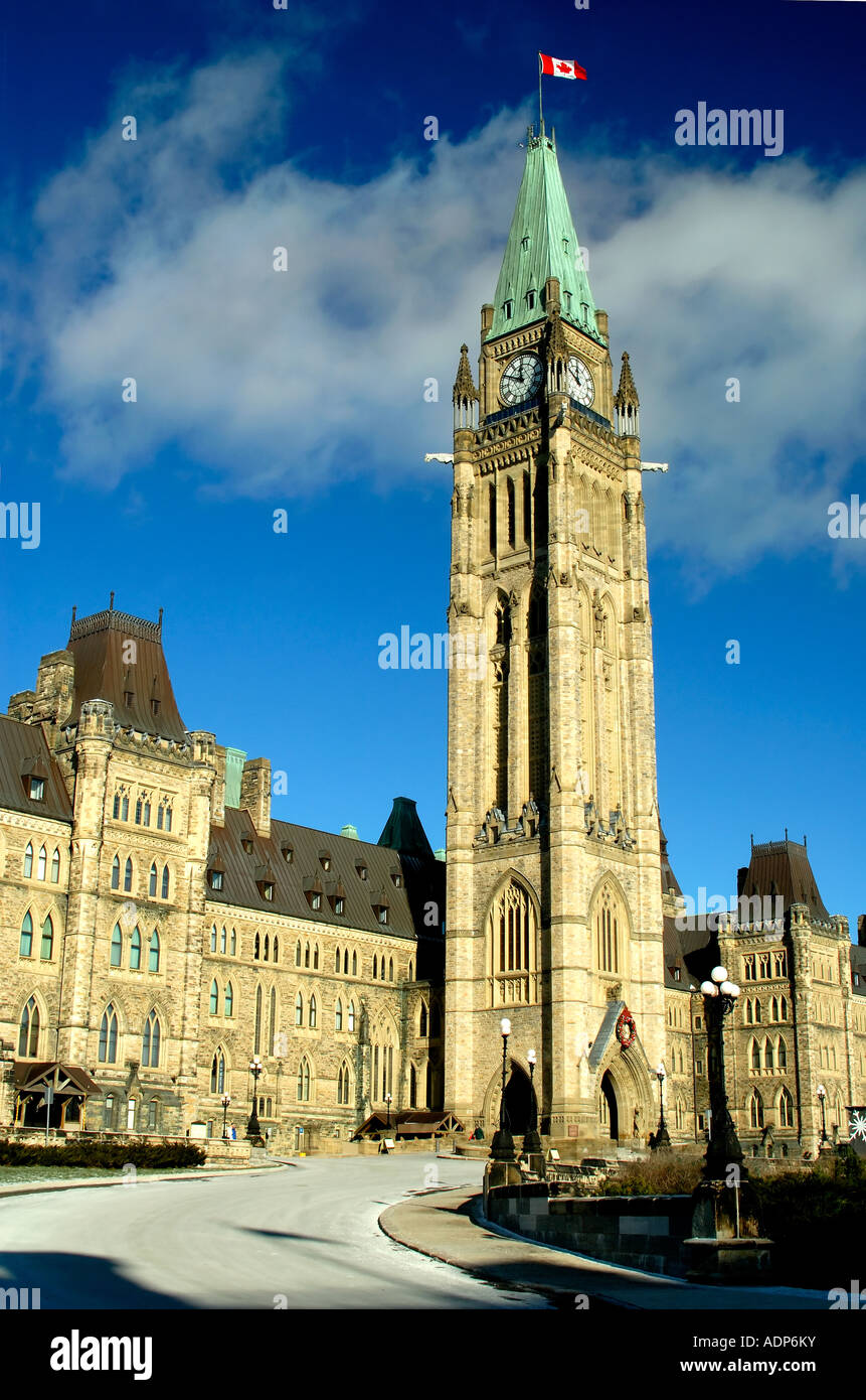 Front entrance stone tower hi-res stock photography and images - Alamy