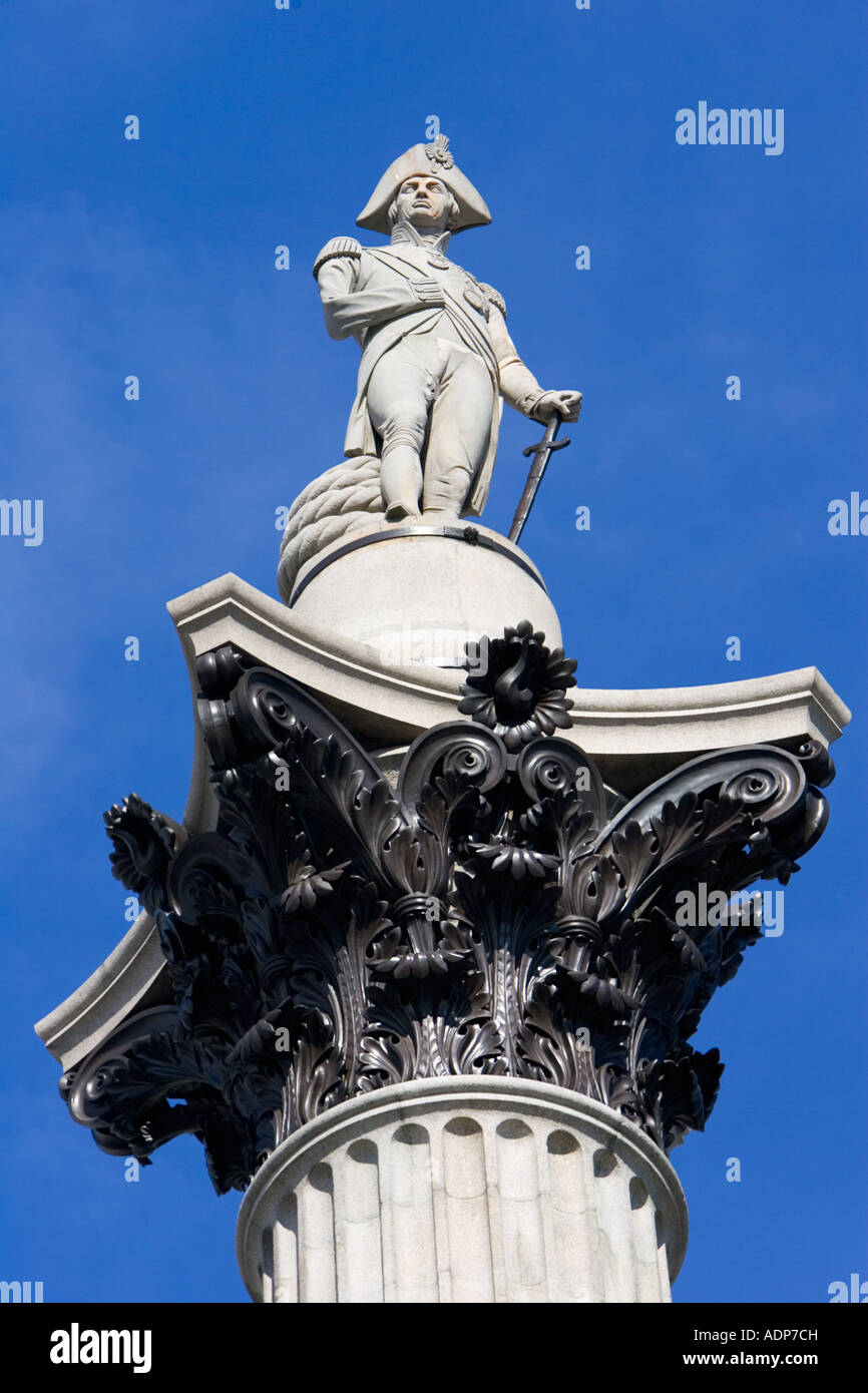Lord Nelson Column Trafalgar Square High Resolution Stock Photography ...