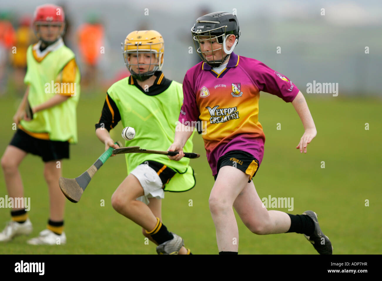 Hurling stick school hi-res stock photography and images - Alamy