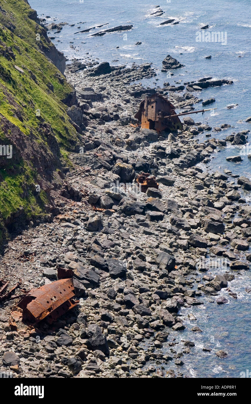 Shipwreck hartland point hi-res stock photography and images - Alamy