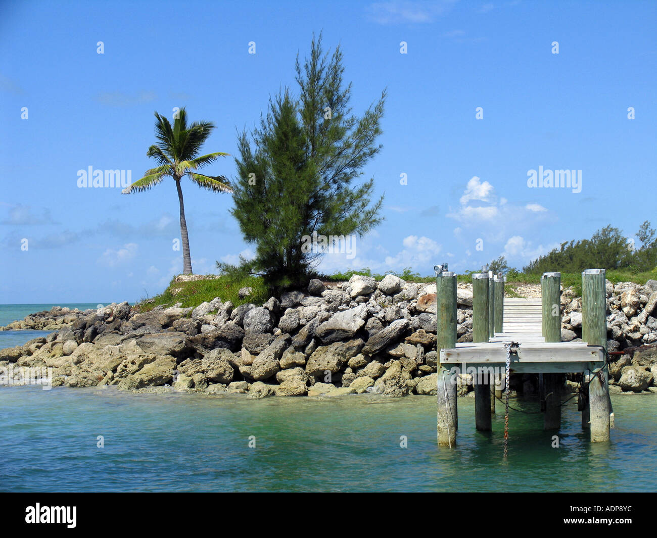 Port New Providence beach, New Providence Island, The Bahamas Stock ...