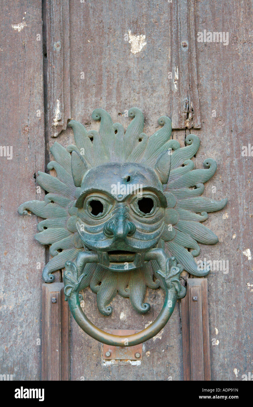 The sanctuary knocker at Durham Cathedral Stock Photo - Alamy