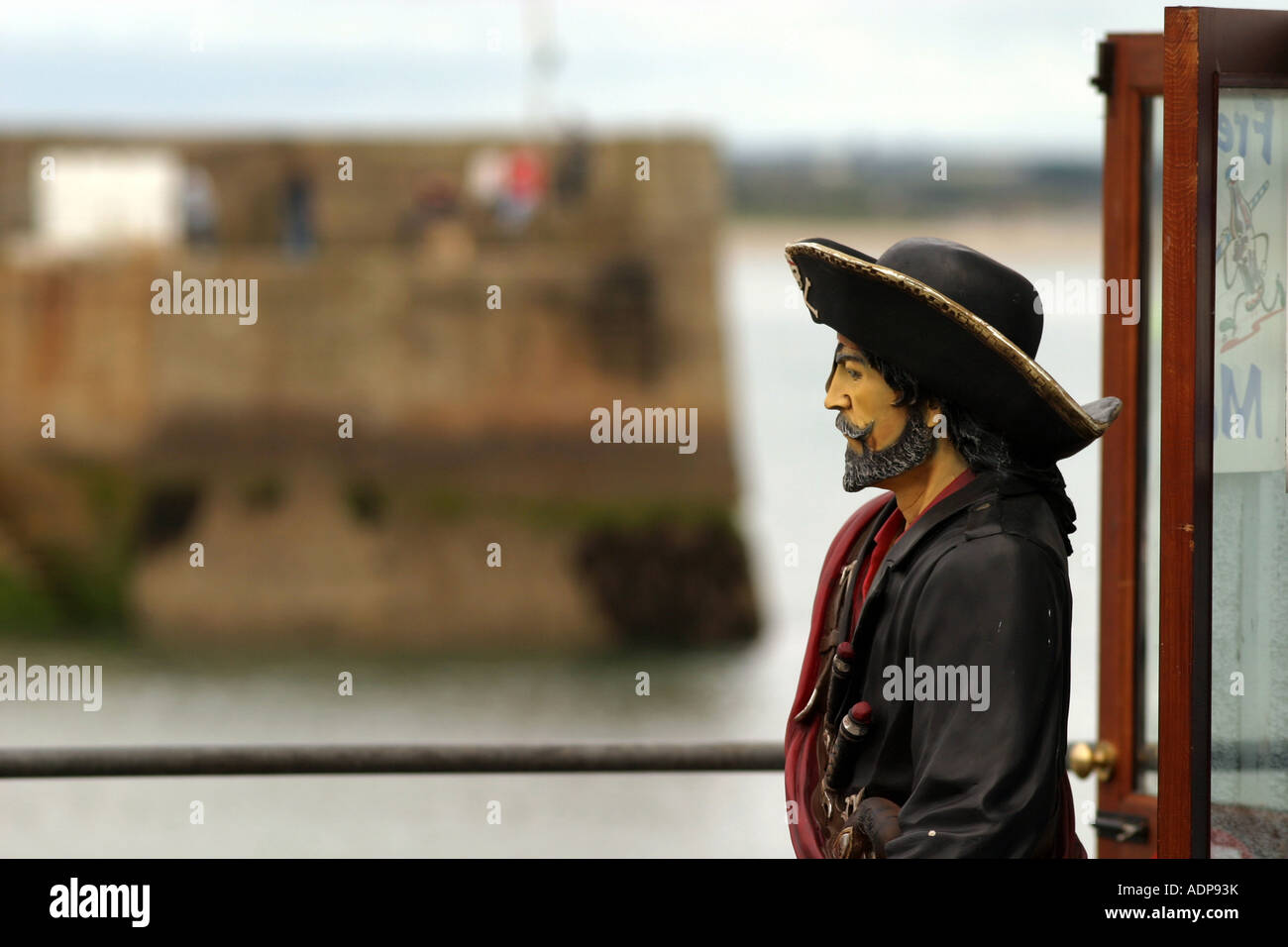 Pirate mannequin Penzance Cornwall UK Stock Photo - Alamy