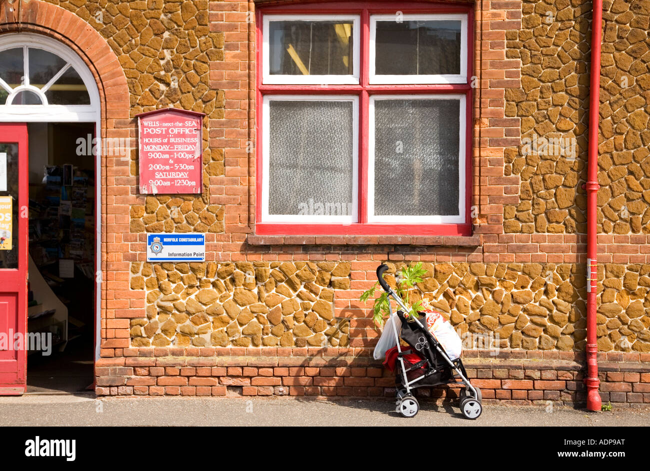 outside post-office at seaside resort Stock Photo - Alamy
