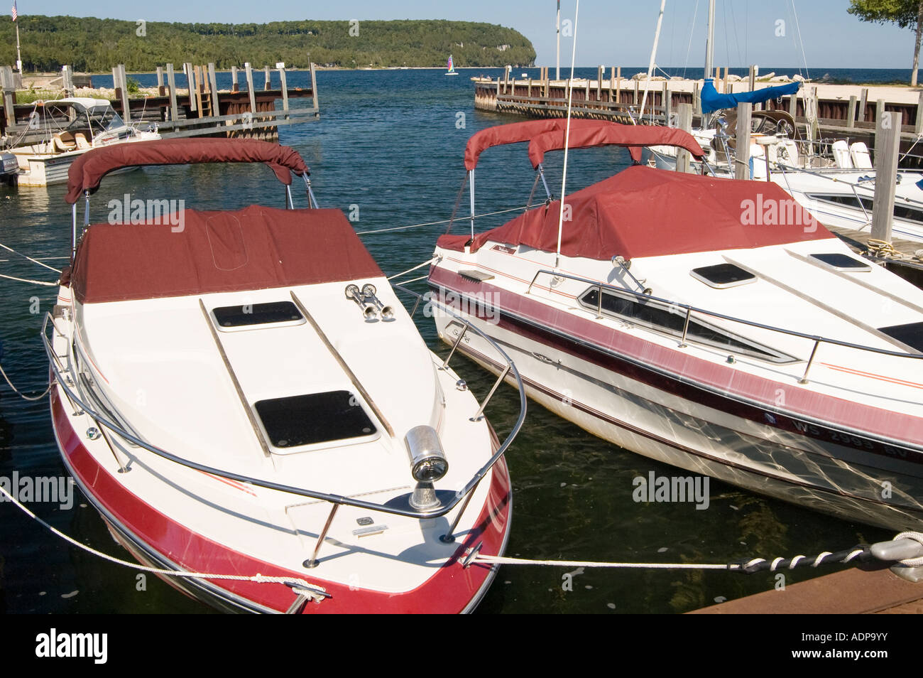 Pleasure craft boat anchored hi-res stock photography and images - Alamy