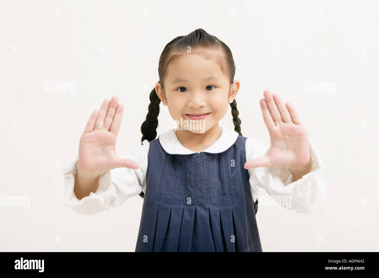 Kids Body Language Stock Photo - Alamy