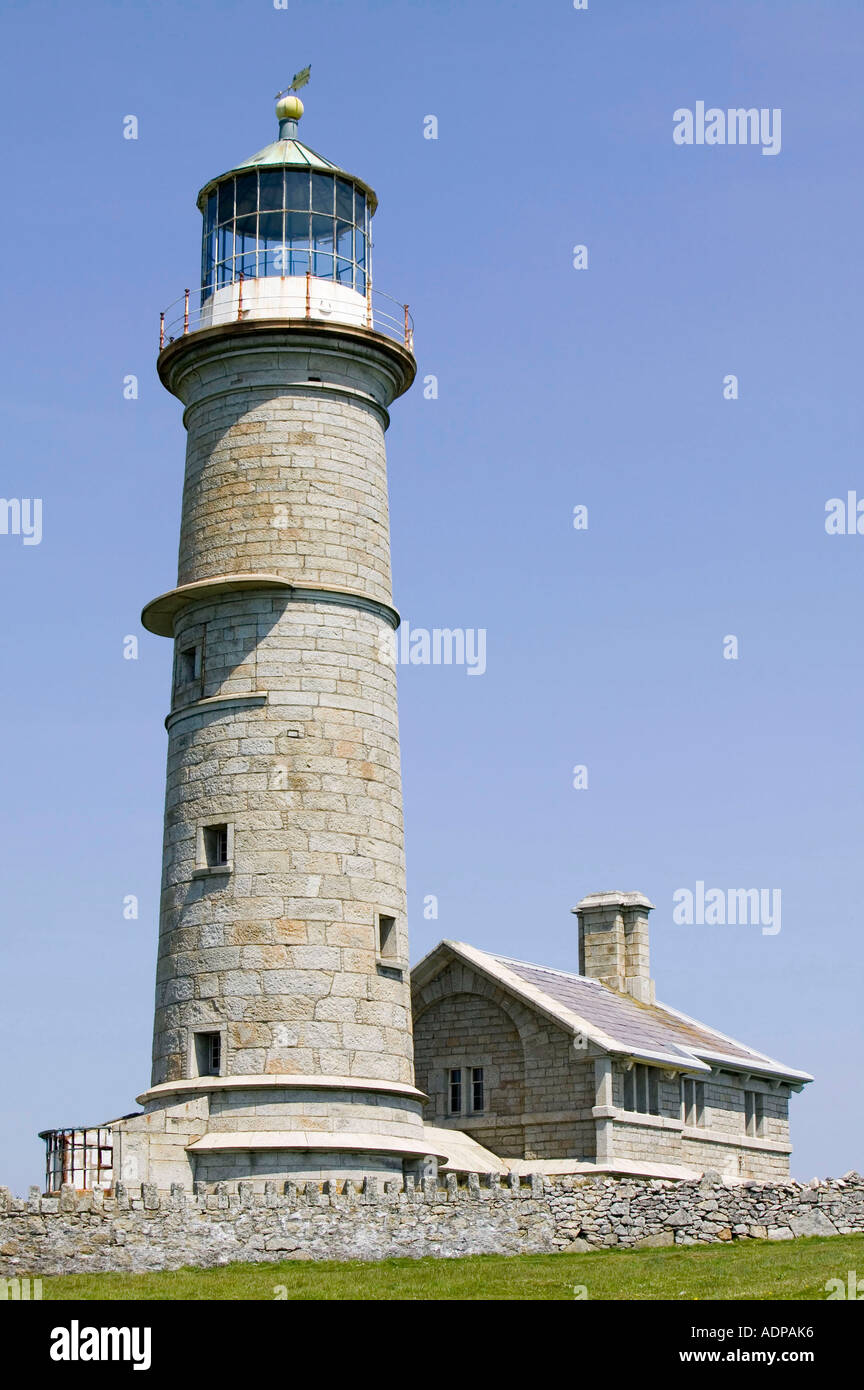 the old lighthouse on Lundy Island, Devon, UK Stock Photo - Alamy