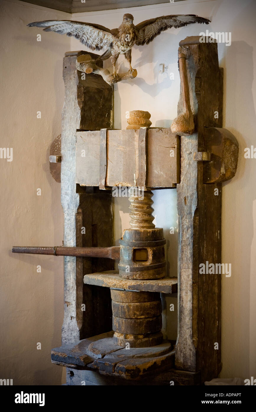 Wooden press hi-res stock photography and images - Alamy
