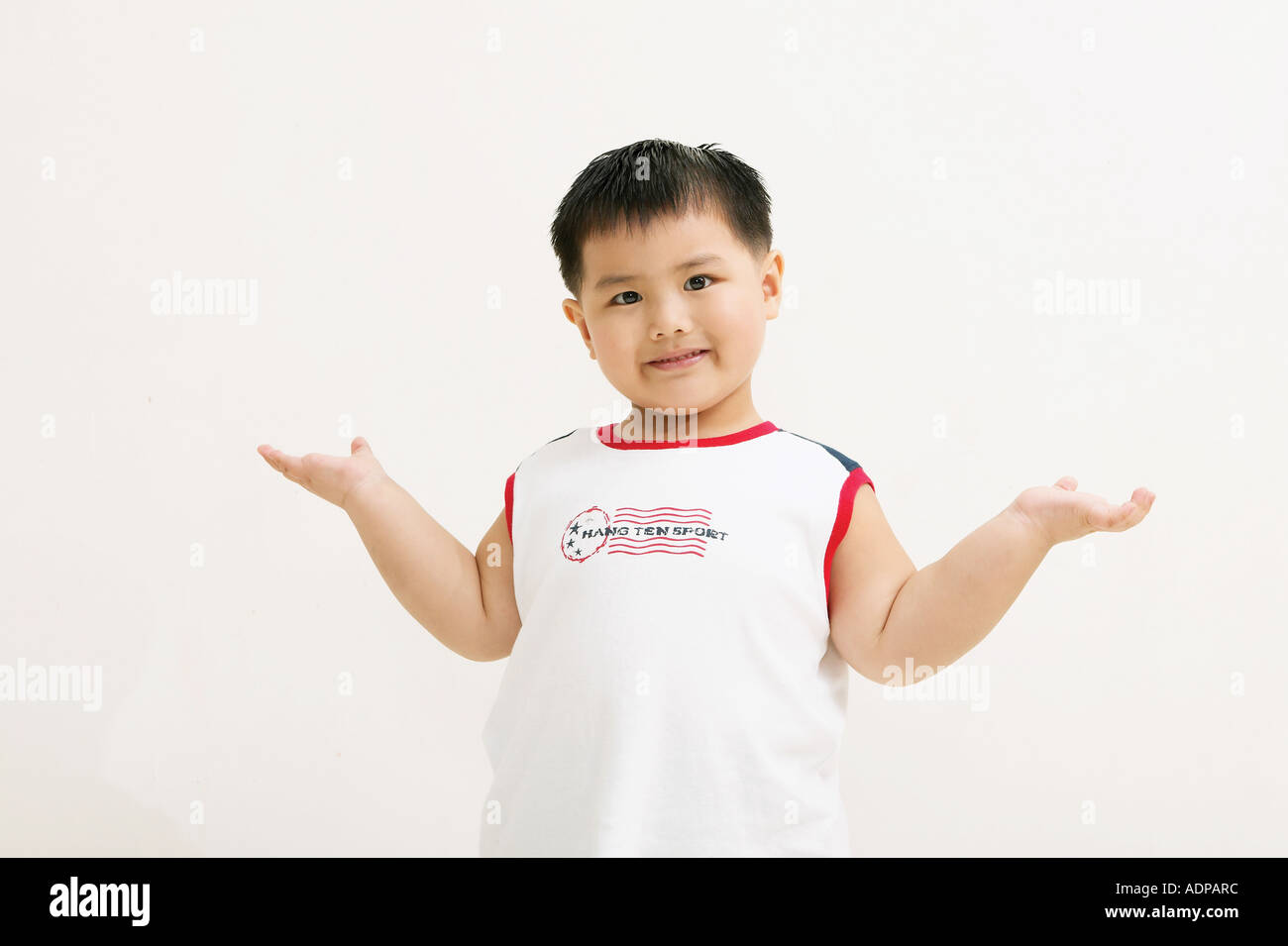 Kids Body Language Stock Photo - Alamy