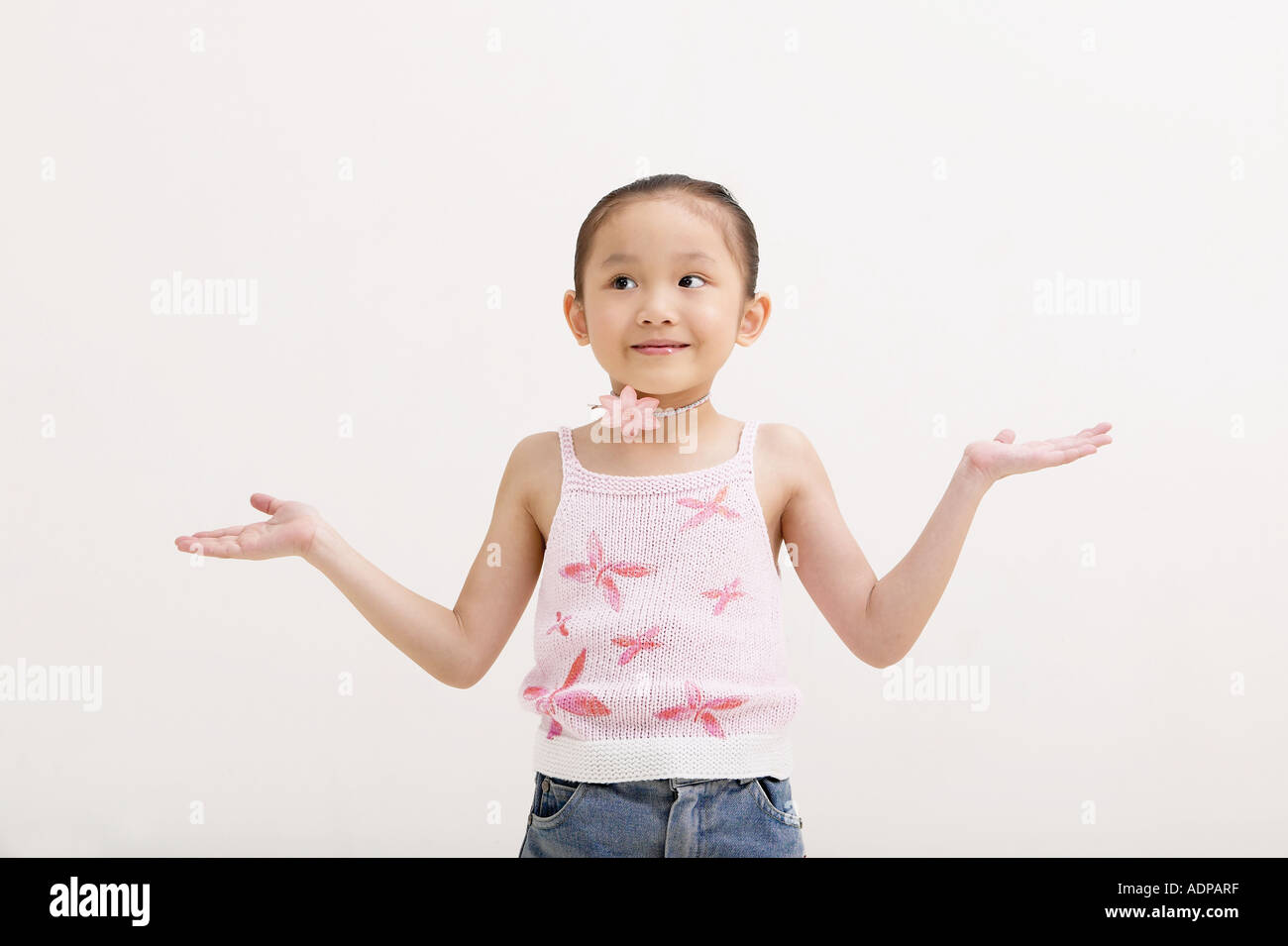 Kids Body Language Stock Photo - Alamy