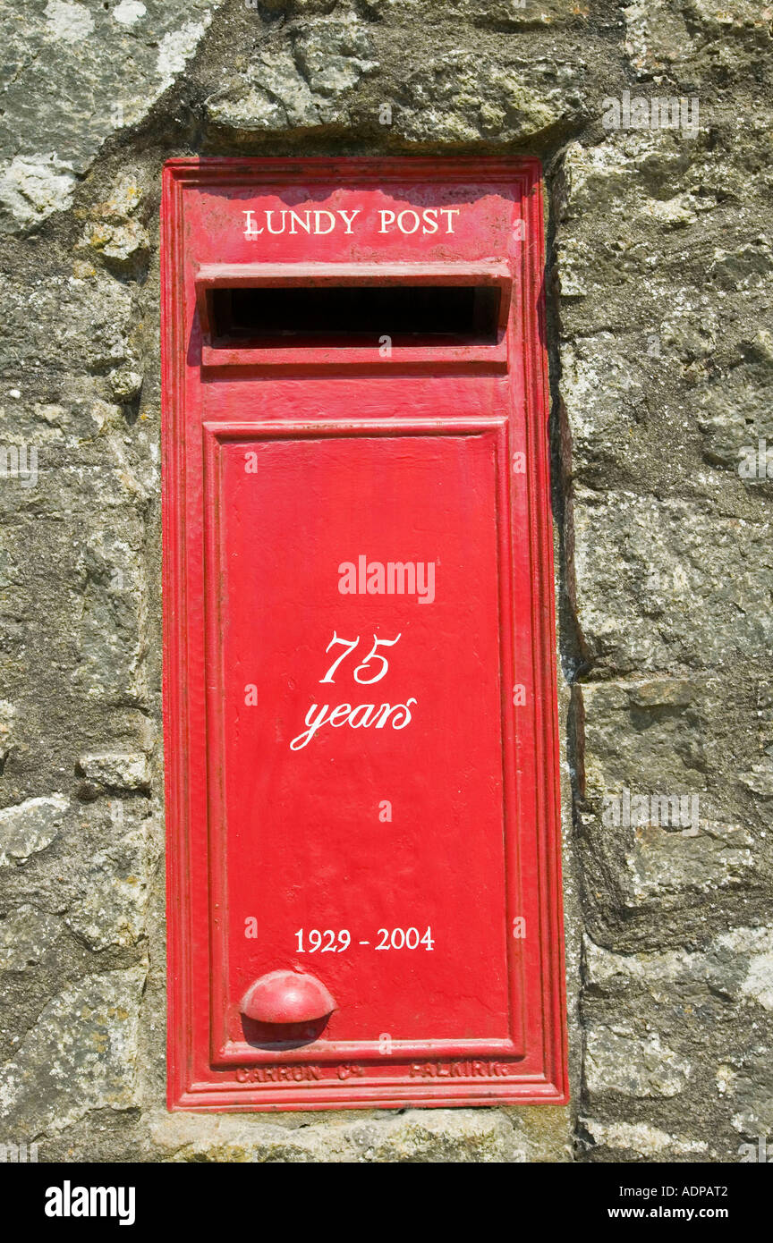 Lundy island post box hi-res stock photography and images - Alamy