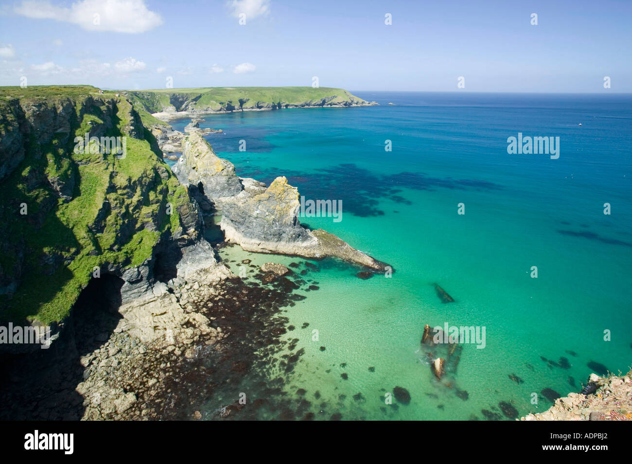 shipwreck at Hells mouth near camborne, cornwall, UK Stock Photo - Alamy