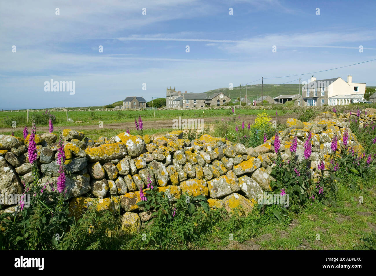 the village of Morvah, north west Cornwall, UK Stock Photo - Alamy