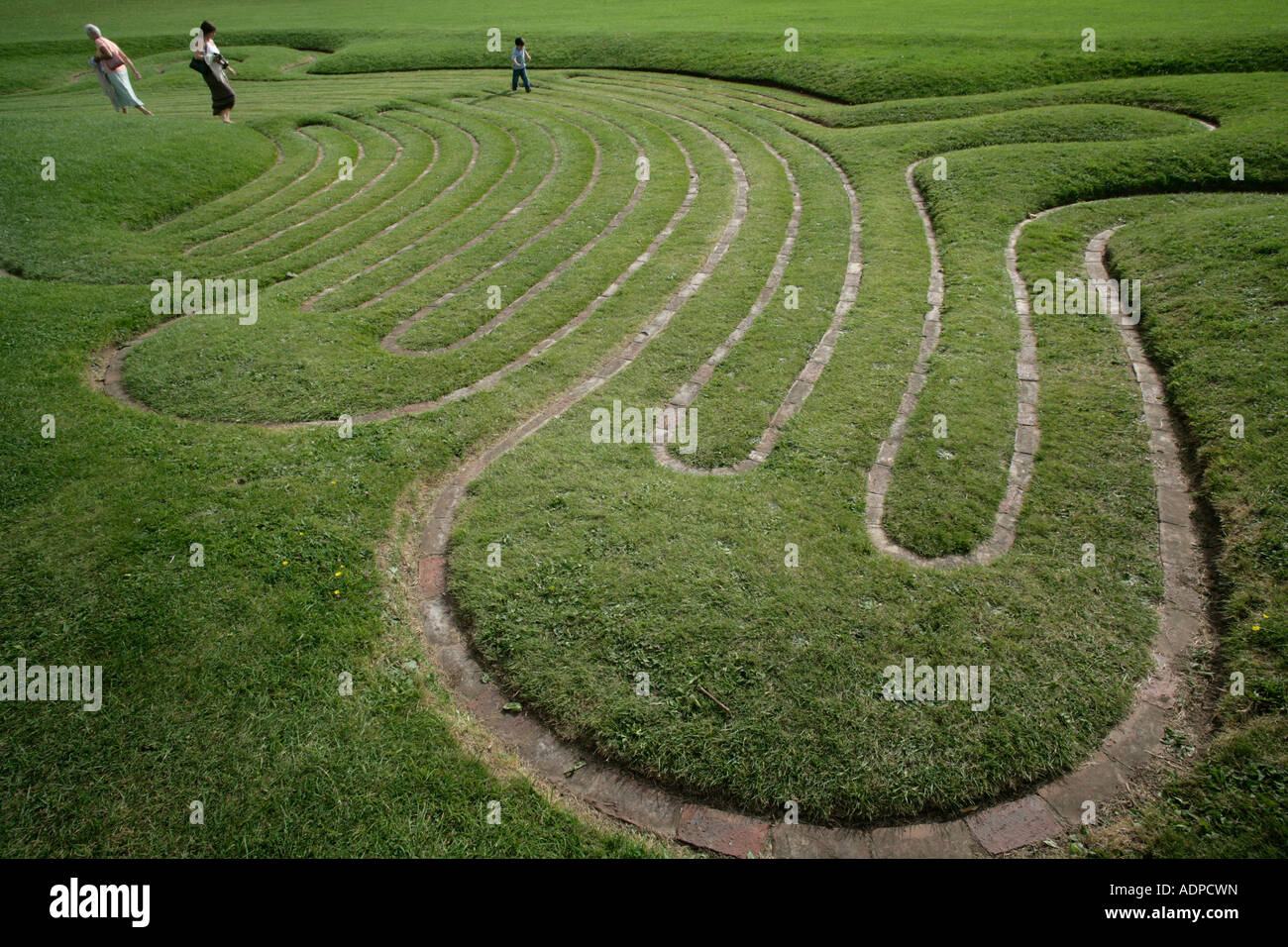 Turf labyrinth hi-res stock photography and images - Alamy