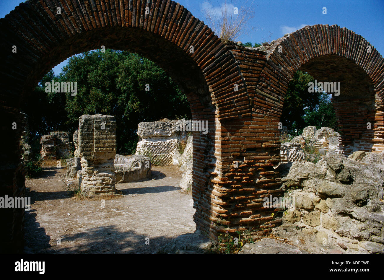 Cuma Campania Italy Remains of the Tempio di Giove in the Parco ...