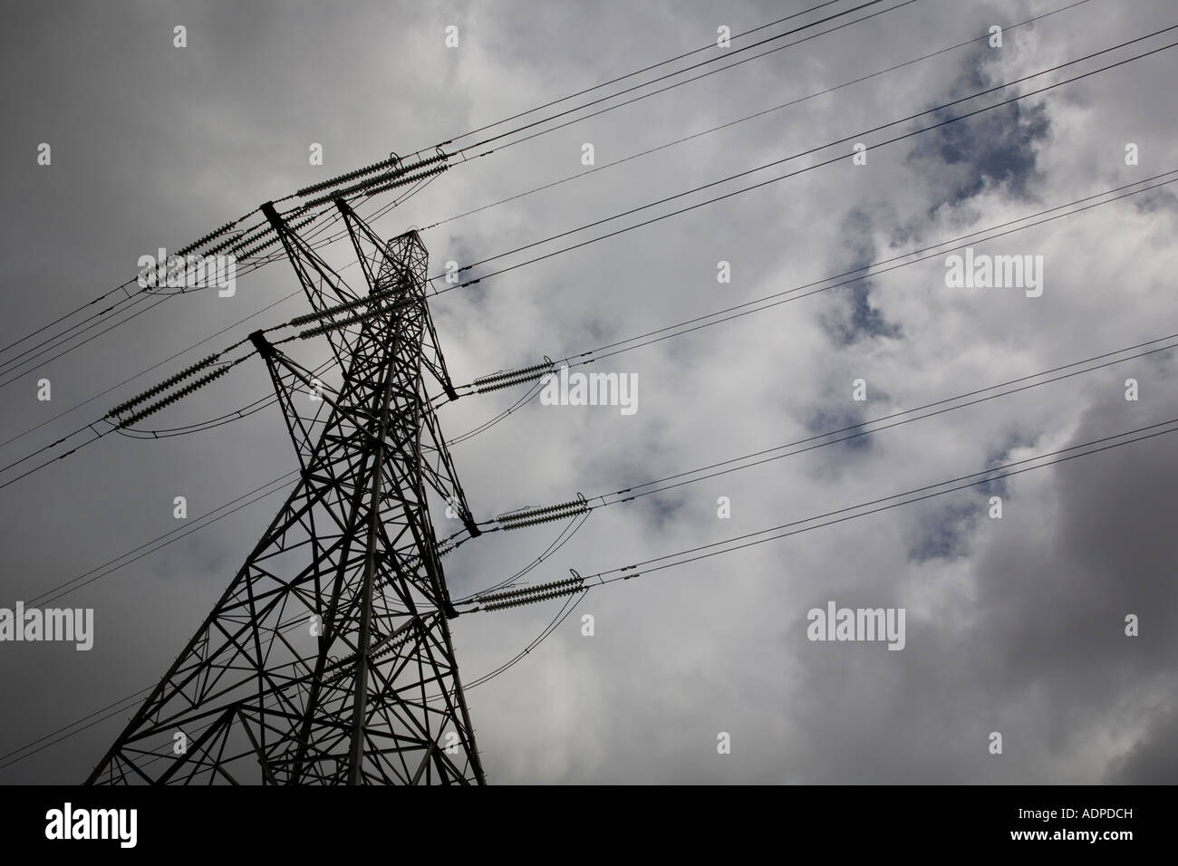 Colliers Wood Pylon I Stock Photo - Alamy