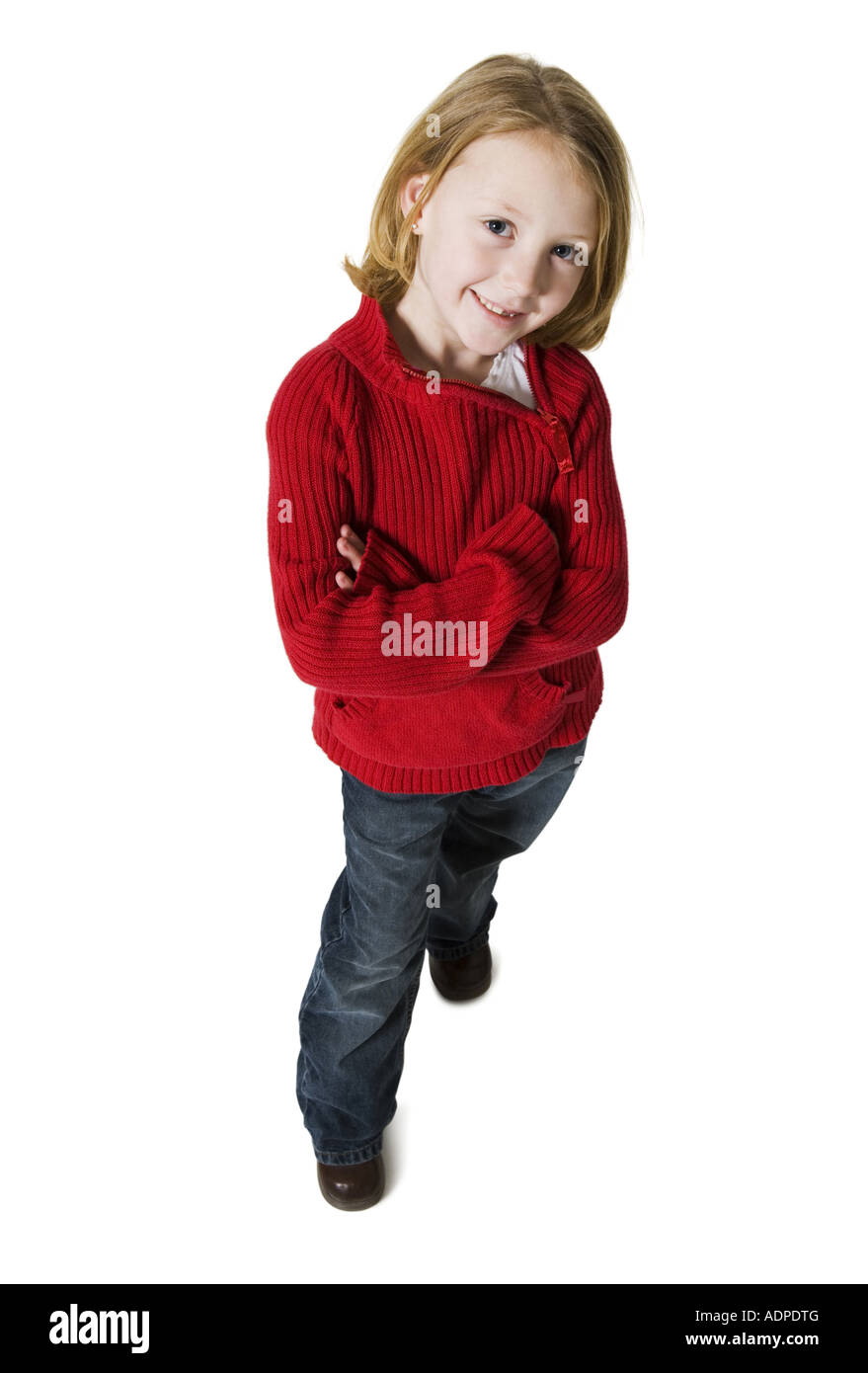 White background arms crossed hi-res stock photography and images - Alamy