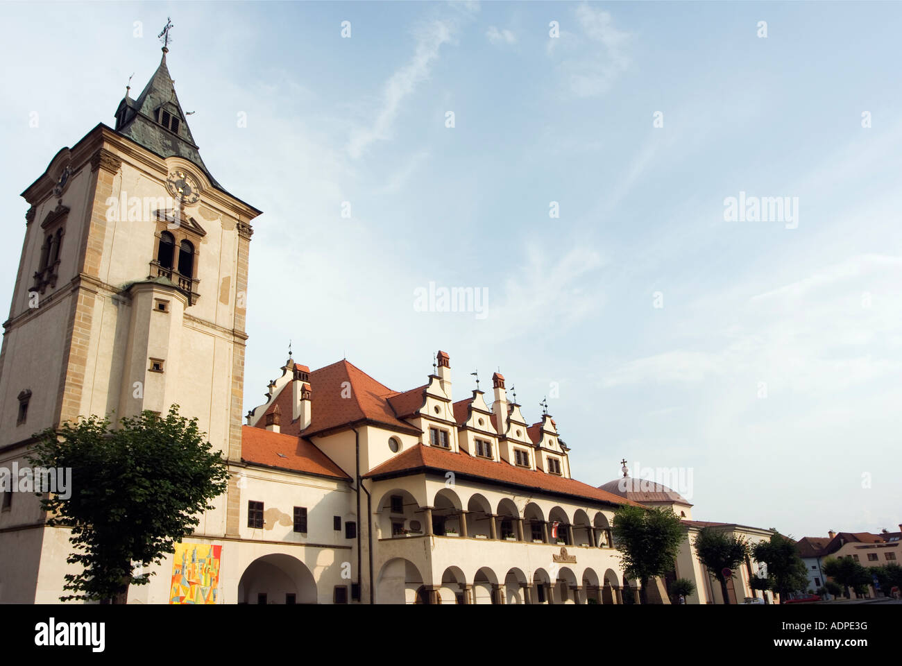 Slovakia Levoca Old Town Gothic Style Town Hall housing the Spit Museum ...