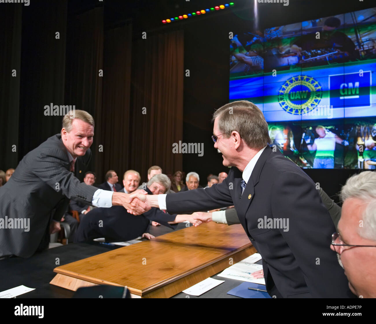 Labor management negotiations hi-res stock photography and images - Alamy