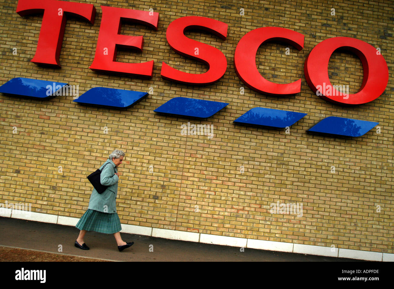 Generic Tesco supermarket picture from Taunton Somerset Stock Photo - Alamy
