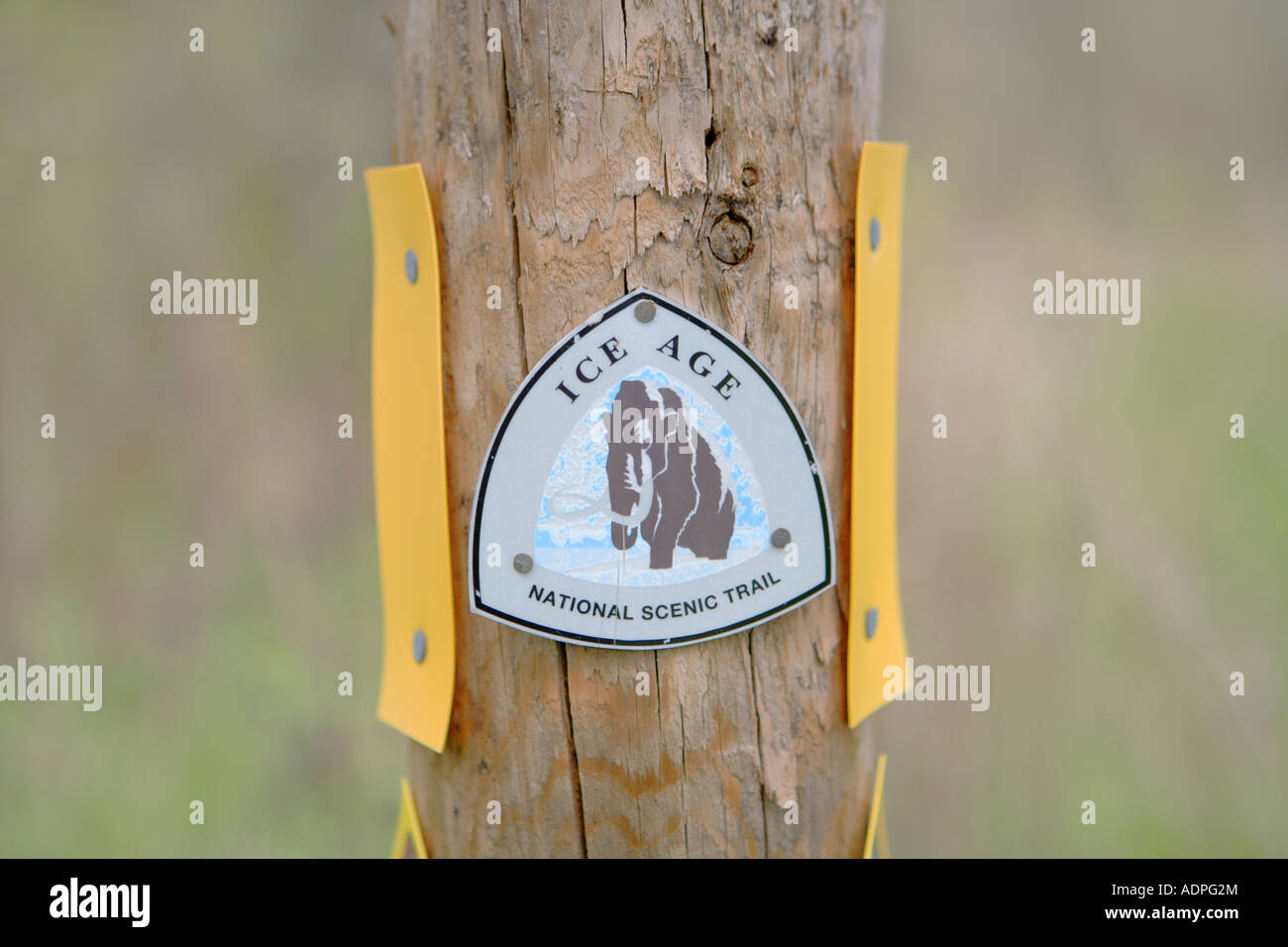 ice age trail sign kettle moraine state forest south unit wisconsin ...