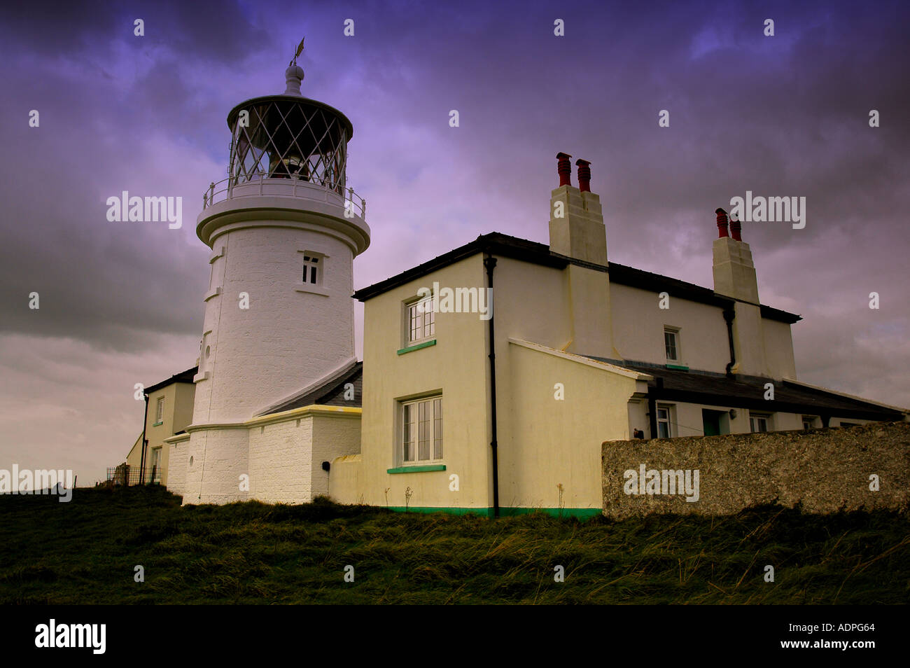 Caldey Island Light House High Resolution Stock Photography and Images ...