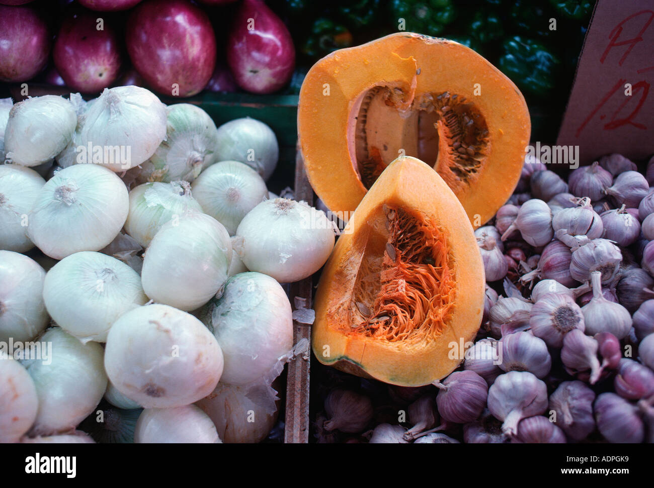 Vegetables at outdoor farmers' market in Puerto Rico Stock Photo - Alamy