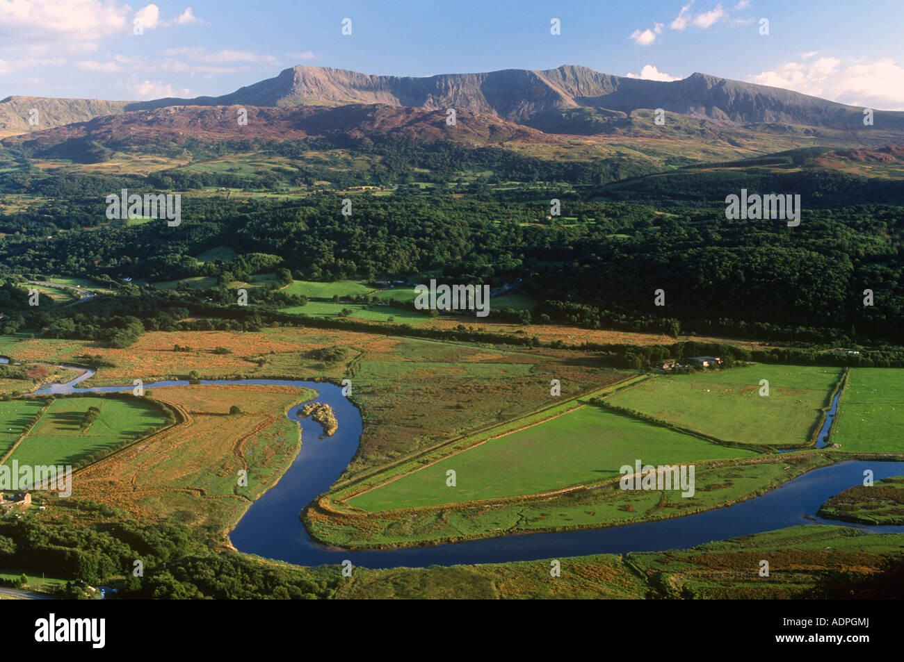 Mawddach Estuary Cadair Idris Snowdonia North Wales UK Stock Photo - Alamy