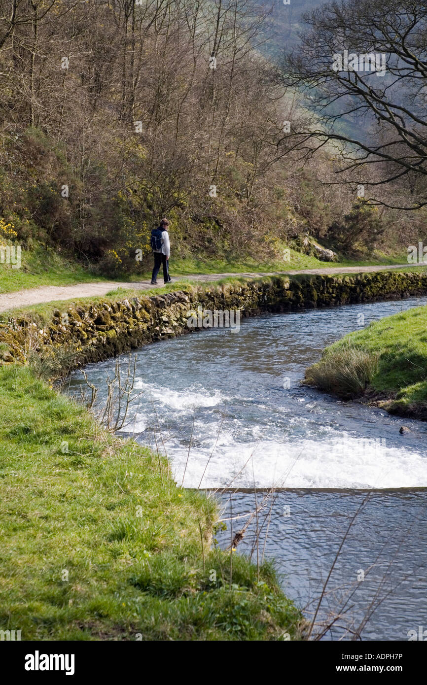 Wolfscote Dale River Dove Peak District National Park Derbyshire Stock ...